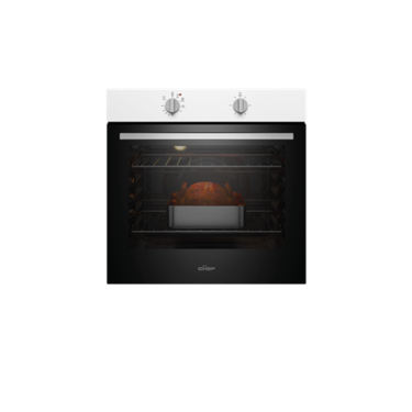 60cm multi-function 3 oven, white - CVE612WB