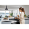 60cm multi-function 3 oven, white - CVE612WB