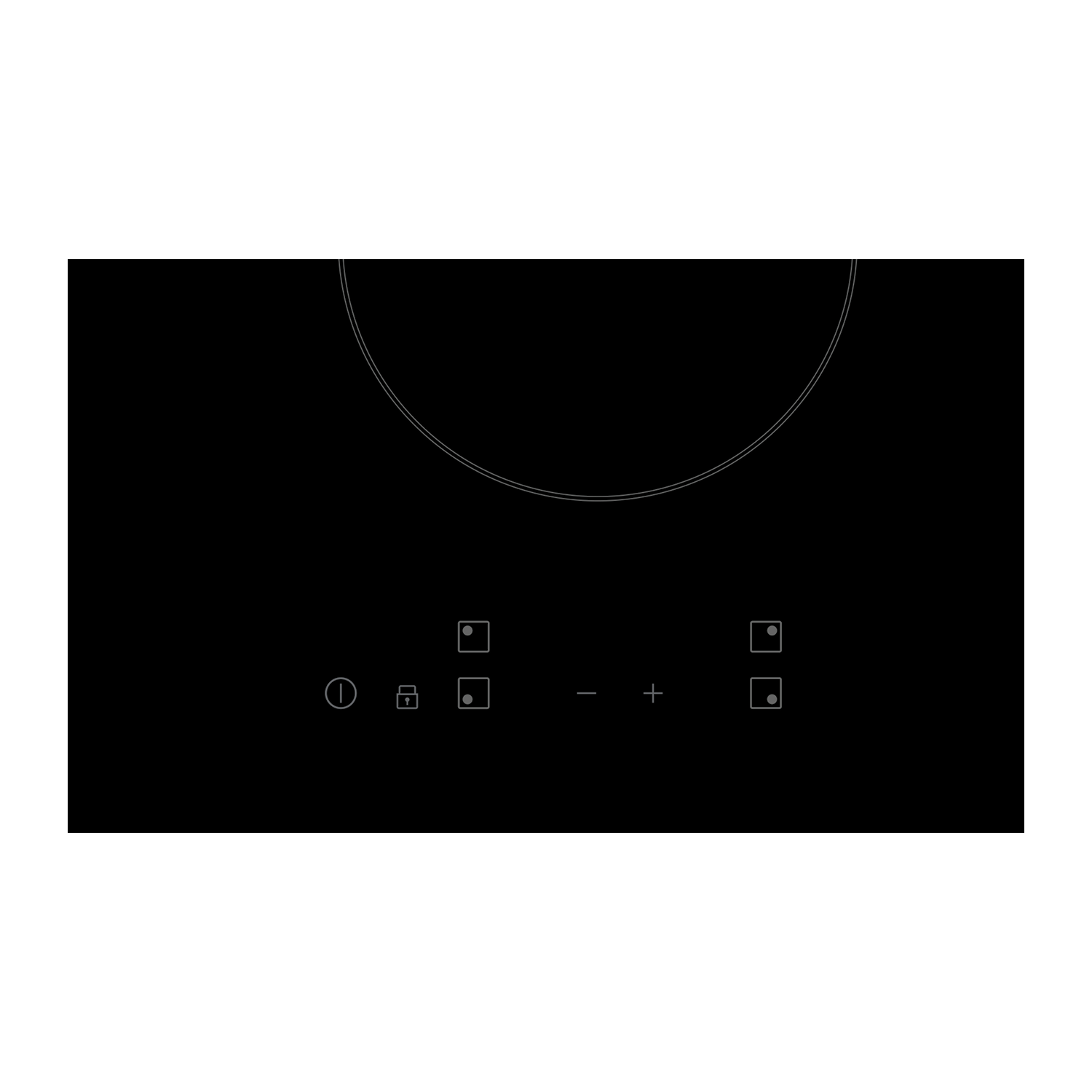 60cm 4 zone ceramic cooktop - CHC644BB | Chef Australia