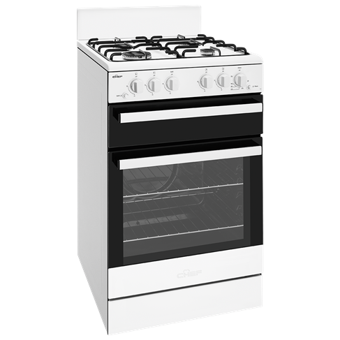 54cm freestanding cooker, conv oven - CFG503WCH