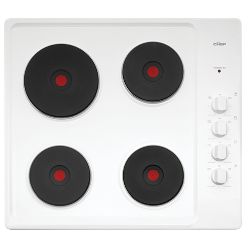 Electric 4 solid element cooktop - CHS642WA | Chef Australia