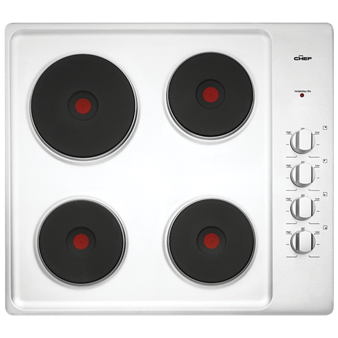 Electric 4 solid element cooktop - CHS642SA | Chef Australia