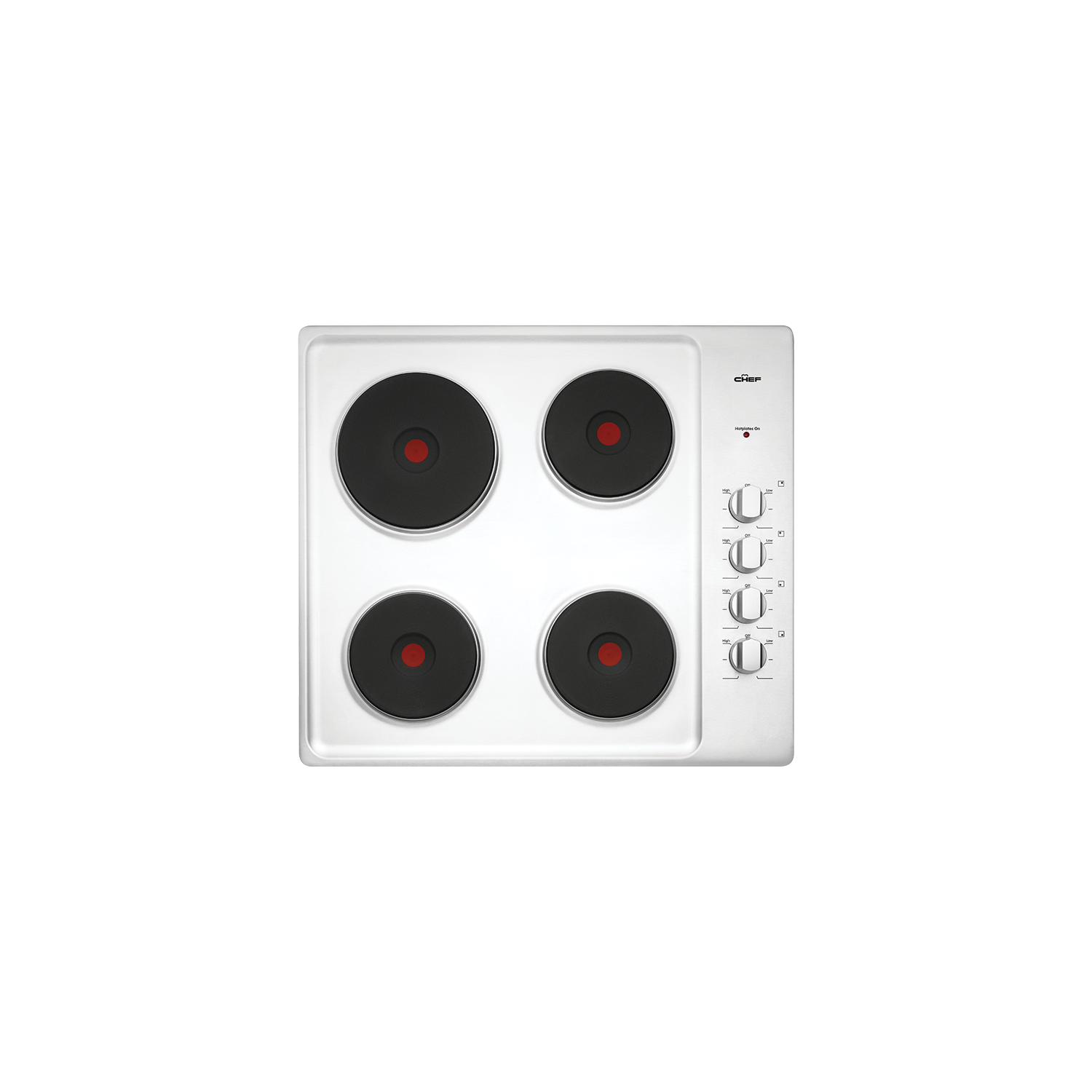 Electric 4 solid element cooktop - CHS642SA | Chef Australia